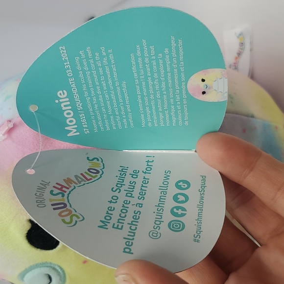 Kellytoy | Toys | Bnwt Ultra Rare Moonie The Water Bear Squishmallows 7 ...